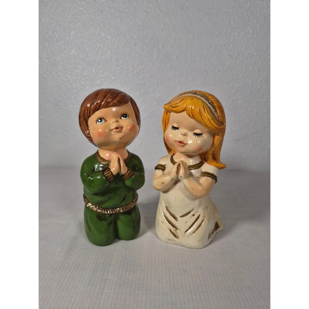 Star Japan | Accents | Vintage Star Japan Hand Painted Praying Boy And ...